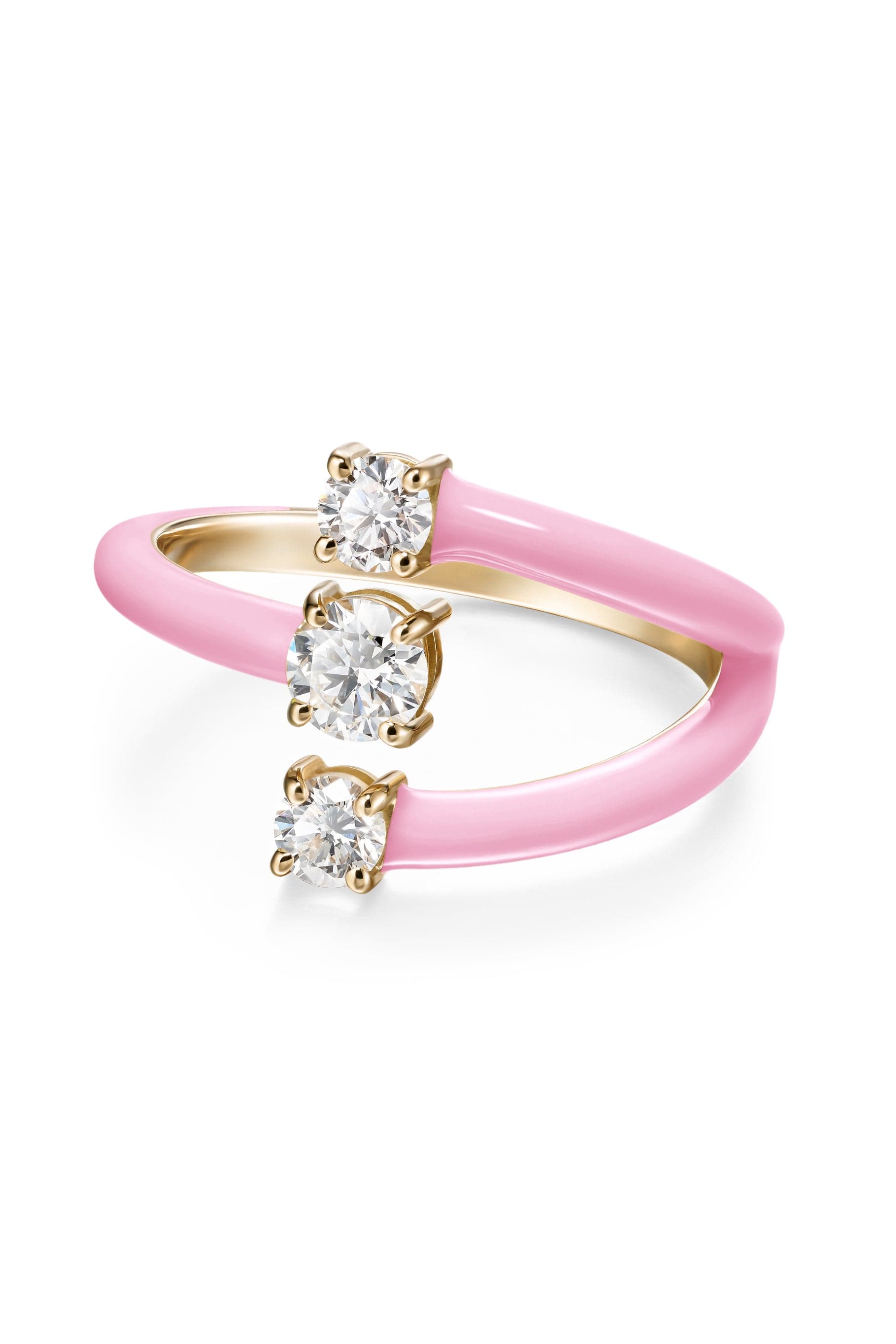 Marissa Pink Aria Moon Ring | MELISSA KAYE – Marissa Collections