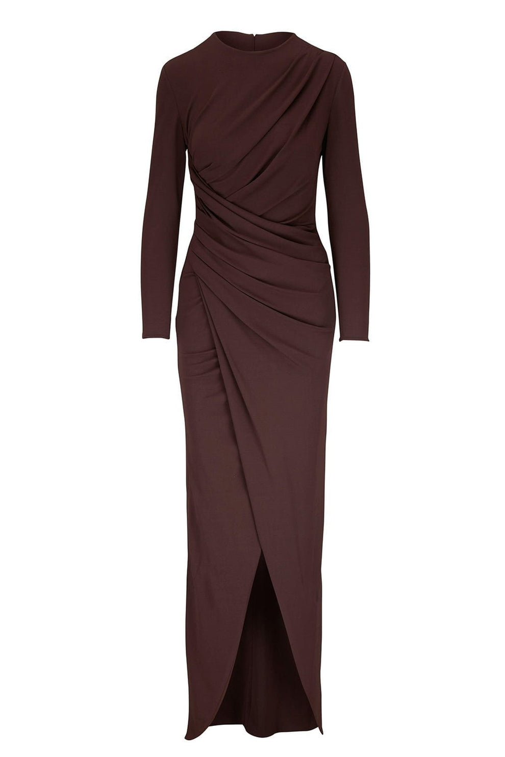 Ruched Long Sleeve Gown | MICHAEL KORS COLLECTION – Marissa Collections