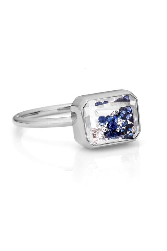 Esmerelda Sapphire Shaker Ring | MORITZ GLIK – Marissa Collections