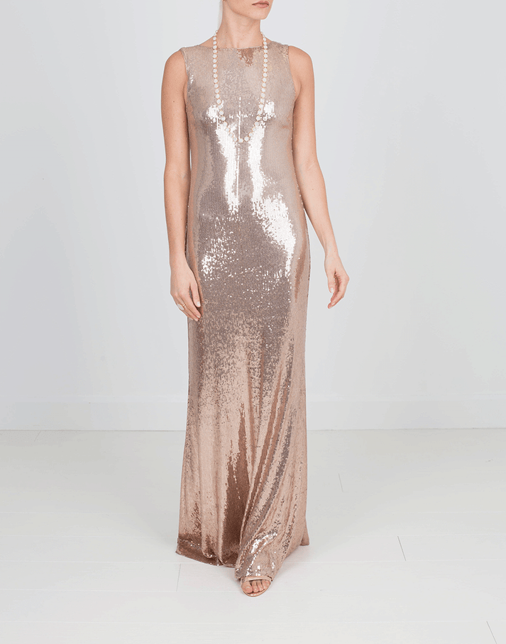 Sequin Gown | NICOLE MILLER – Marissa Collections