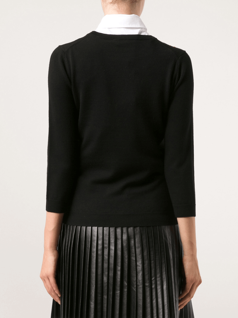 Cropped Embellished Knit Top | NINA RICCI – Marissa Collections