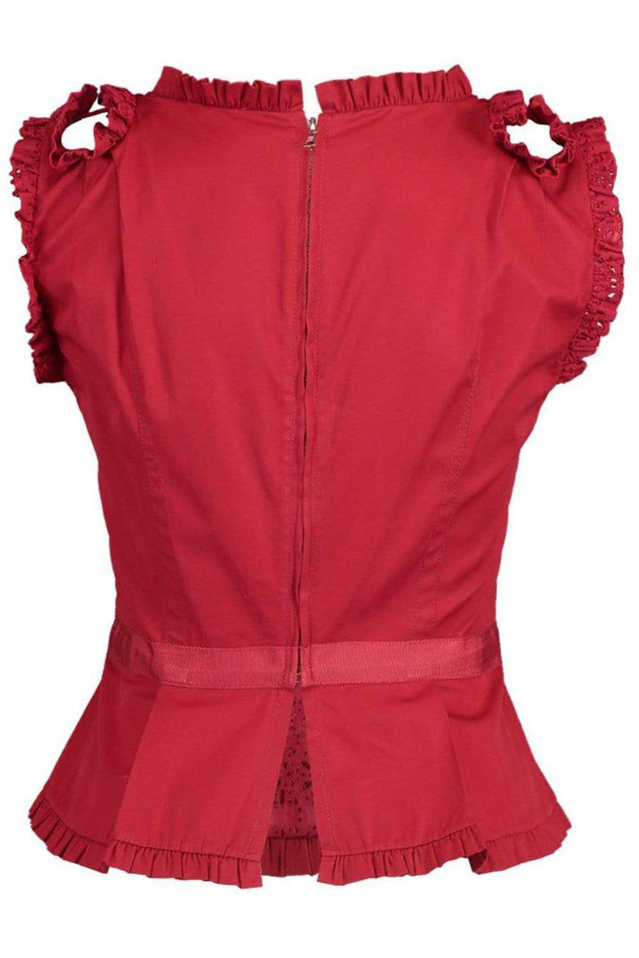 Sleeveless Cut Out Strap V-Neck Top | OSCAR DE LA RENTA – Marissa ...