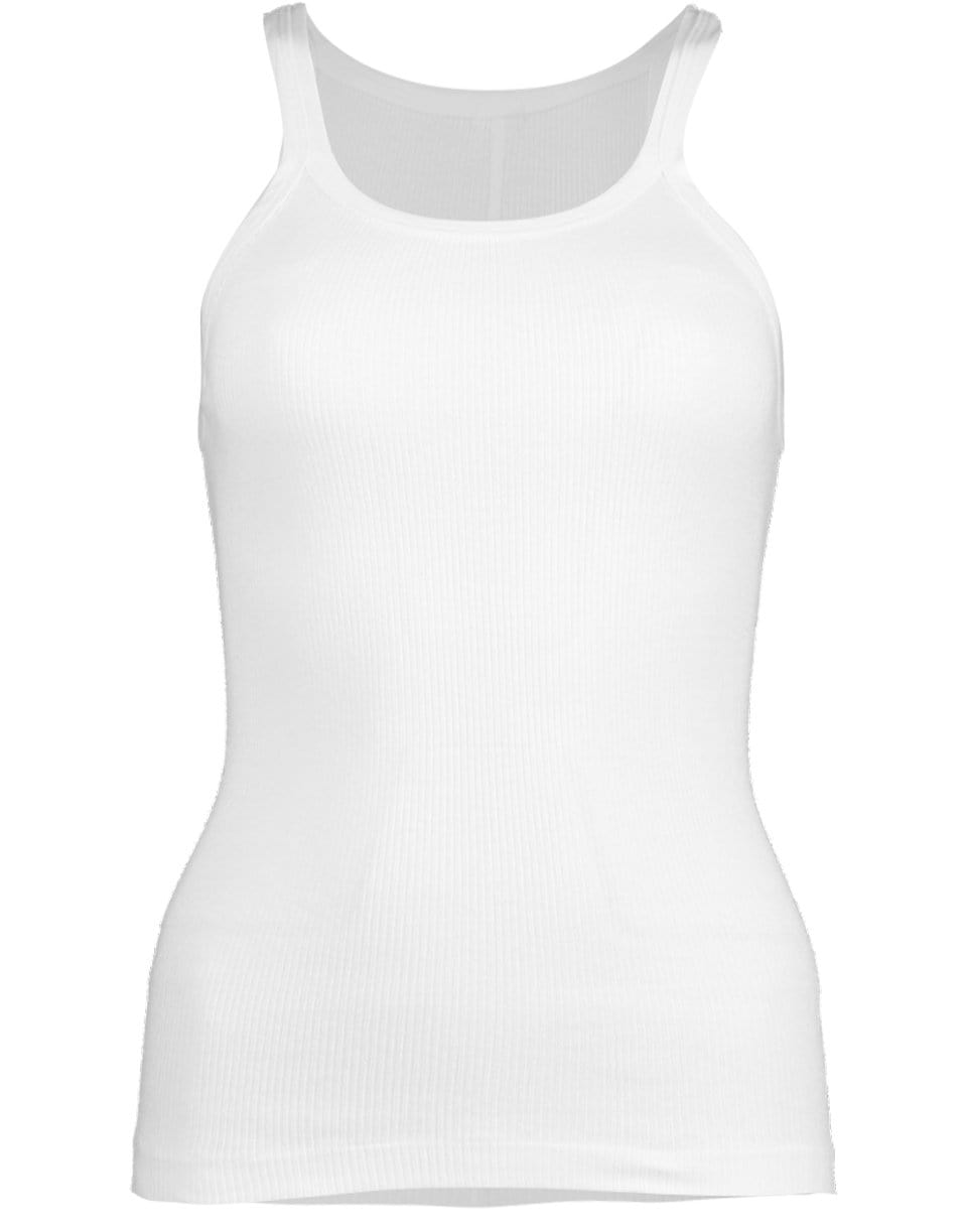 Ribbed Tank - White | RE/DONE – Marissa Collections