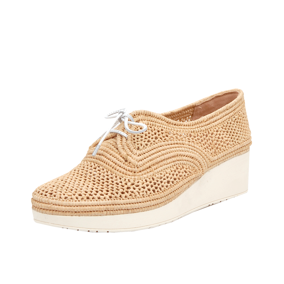 Macrame Lace Up Wedge | ROBERT CLERGERIE – Marissa Collections