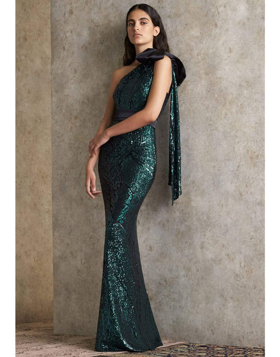 Gwendolyn Sequin Gown | SAFIYAA – Marissa Collections