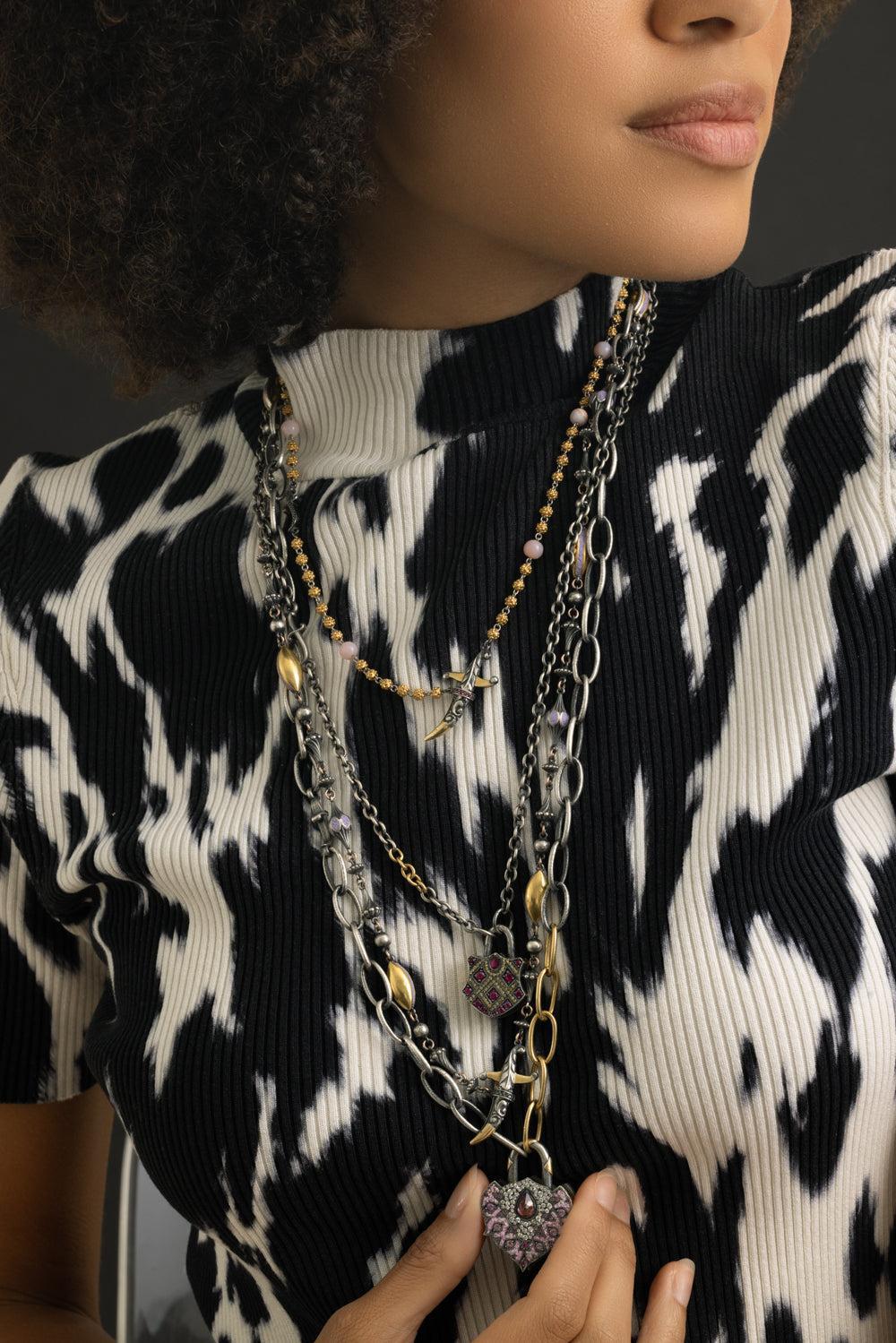 Mixed Metal Oval Open Link Chain | SEVAN BICAKCI – Marissa Collections