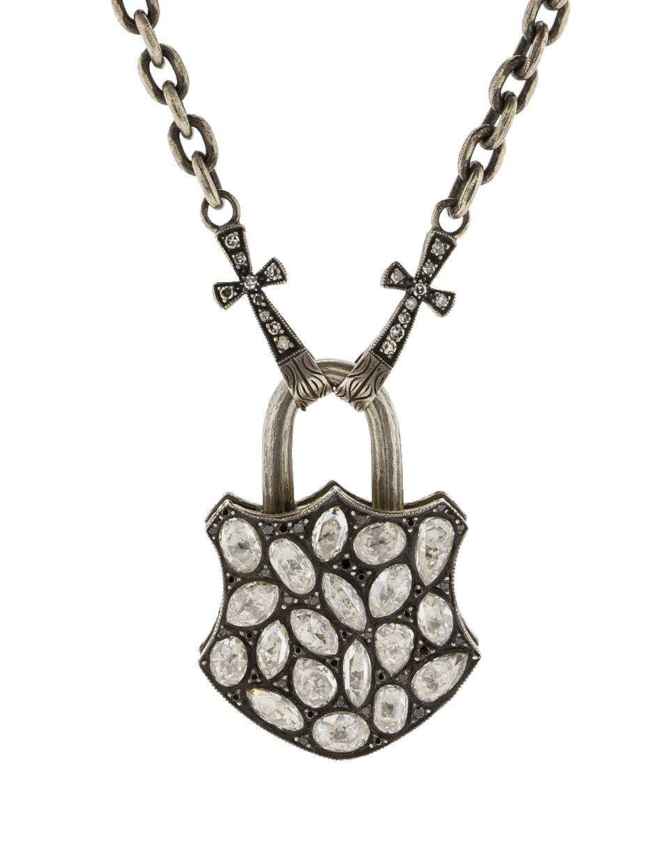 Large Rose Diamond Lock Pendant | SEVAN BICAKCI – Marissa Collections