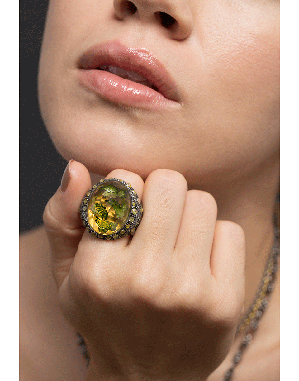 Carved Citrine Intaglio Doves In Flight Ring | SEVAN BICAKCI – Marissa ...
