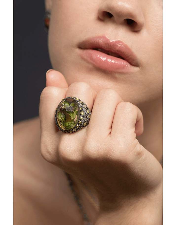 Carved Citrine Intaglio Doves In Flight Ring | SEVAN BICAKCI – Marissa ...