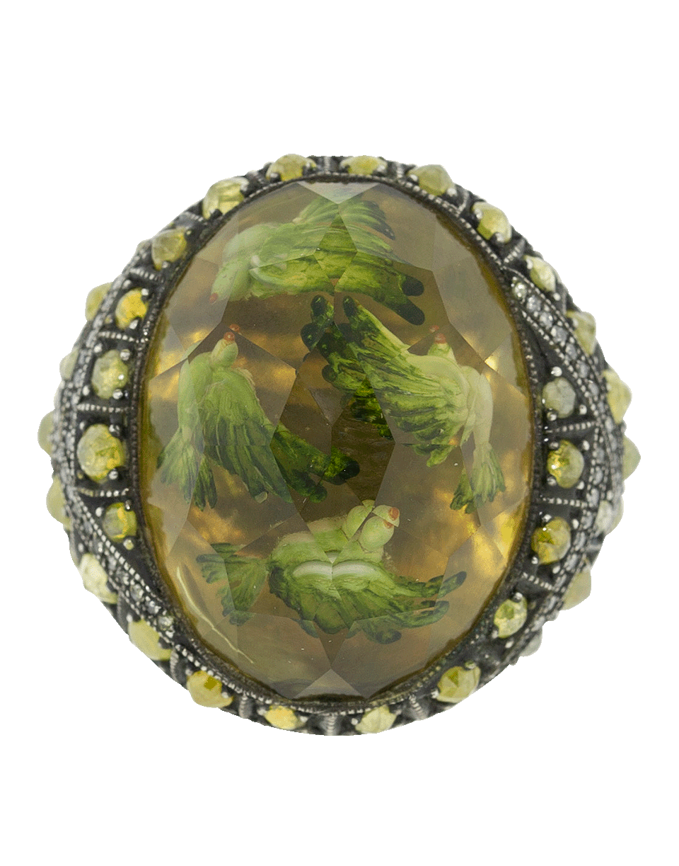Carved Citrine Intaglio Doves In Flight Ring | SEVAN BICAKCI – Marissa ...