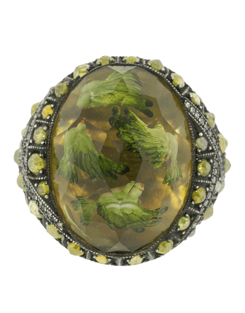 Carved Citrine Intaglio Doves In Flight Ring | SEVAN BICAKCI – Marissa ...