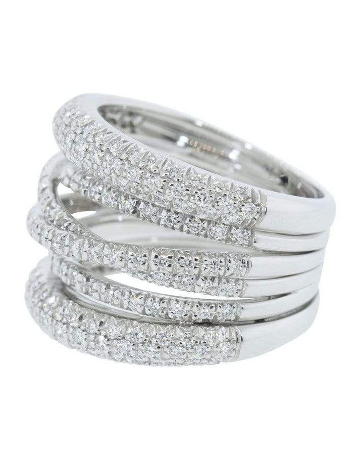 Diamond Scribble Band Ring | SIDNEY GARBER – Marissa Collections