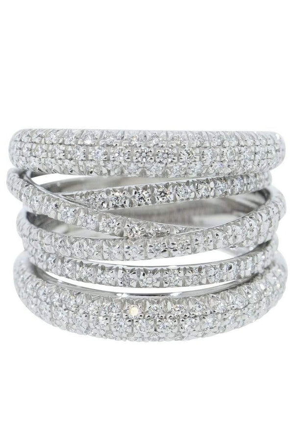 Diamond Scribble Band Ring | SIDNEY GARBER – Marissa Collections