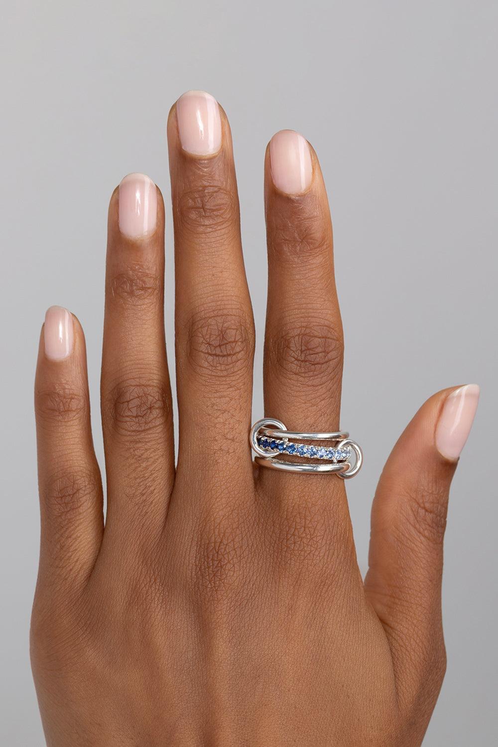 Blue Sapphire Petunia Ring | SPINELLI KILCOLLIN – Marissa Collections