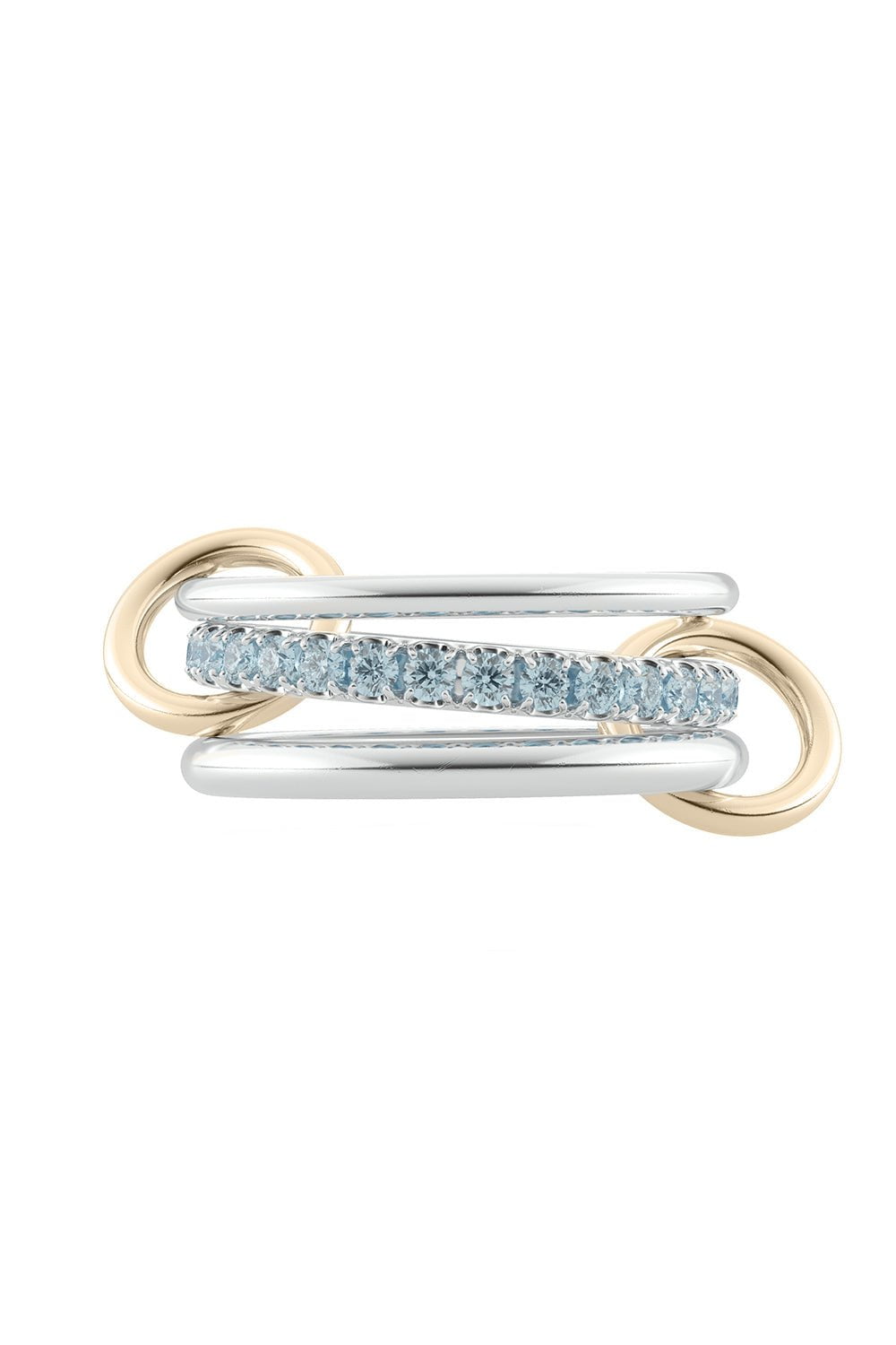 Petunia Aqua Three Link Ring | SPINELLI KILCOLLIN – Marissa Collections