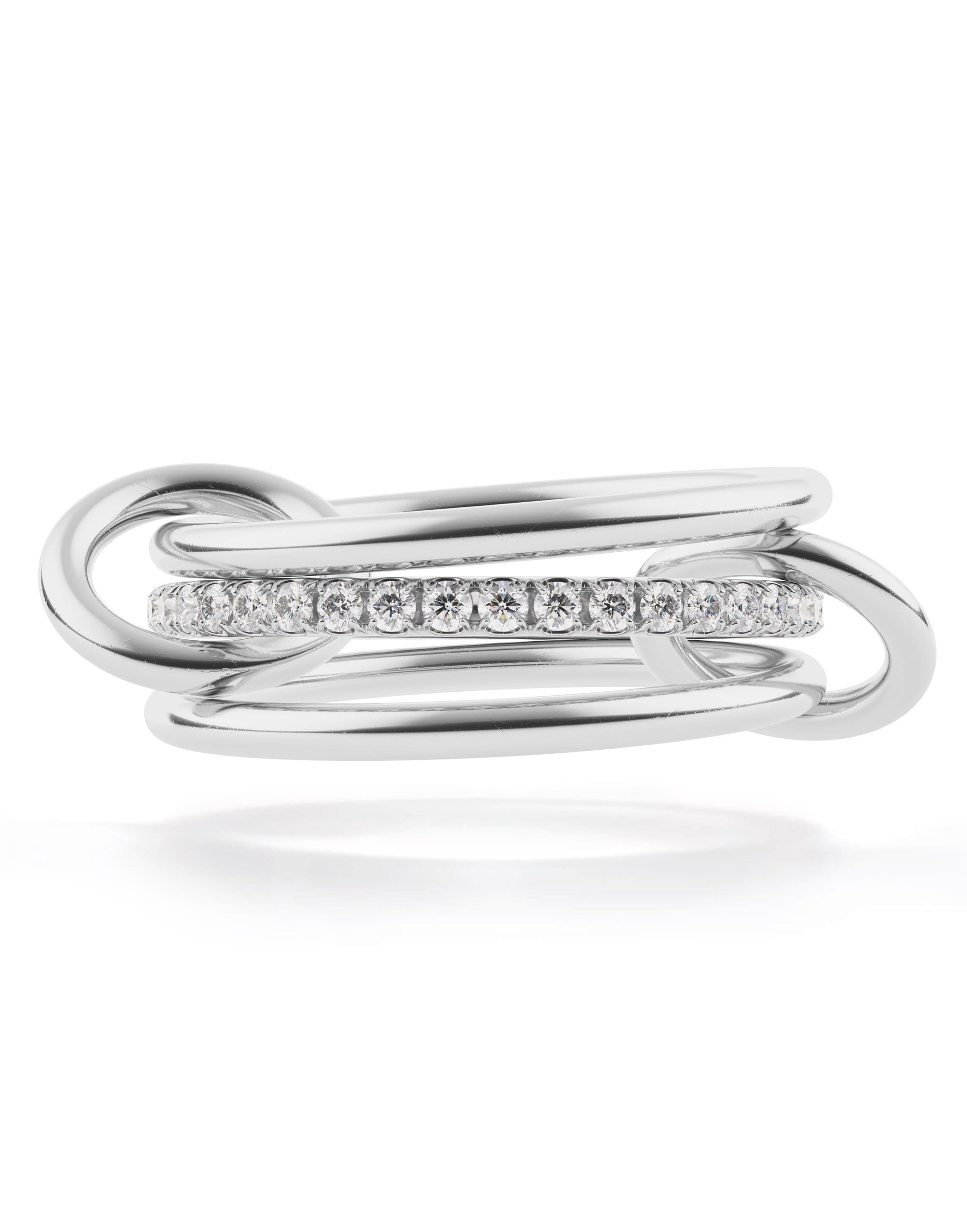 Sony Blanc Gold 3 Link Rings | SPINELLI KILCOLLIN – Marissa Collections