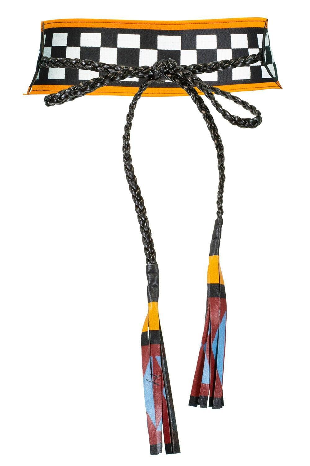 Checkered Braided Belt | STELLA JEAN – Marissa Collections