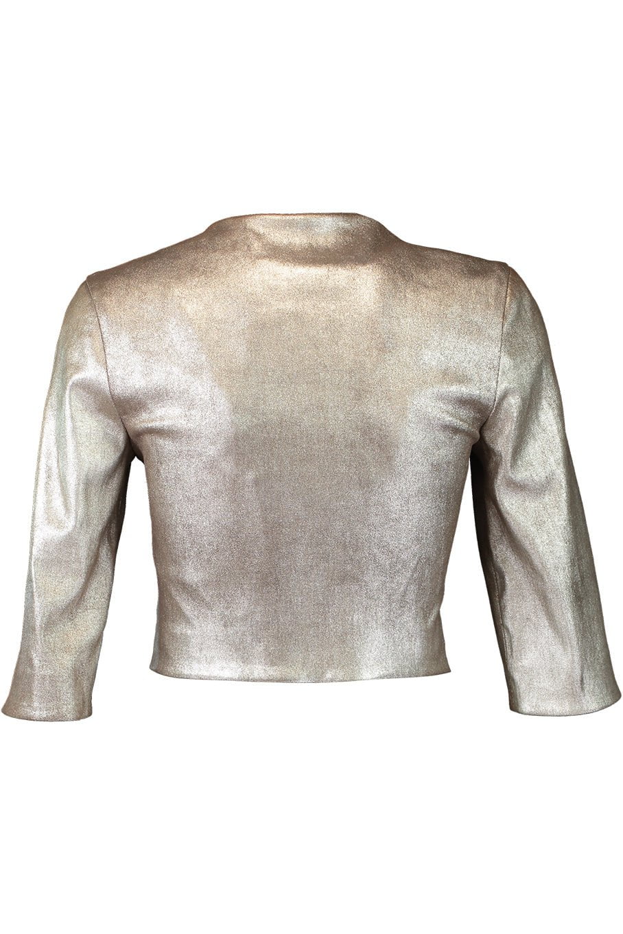 Cropped Cardigan Jacket - Platinum – Marissa Collections