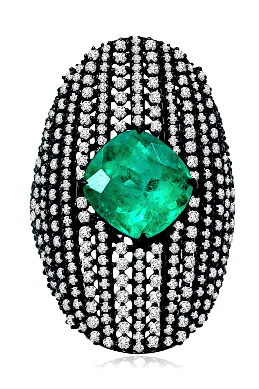 Emerald Shield Ring | SUTRA – Marissa Collections