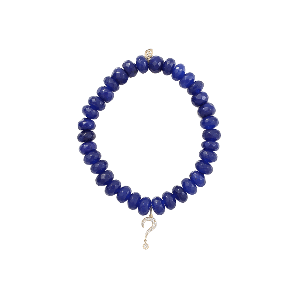 Diamond Question Mark Beaded Bracelet | SYDNEY EVAN – Marissa Collections