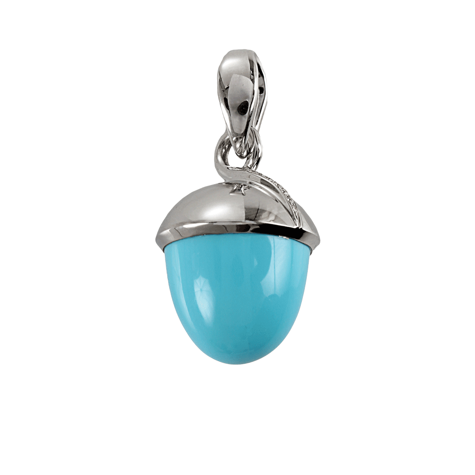 Extra Large Turquoise And Pave Bouquet Pendant | TAMARA COMOLLI ...