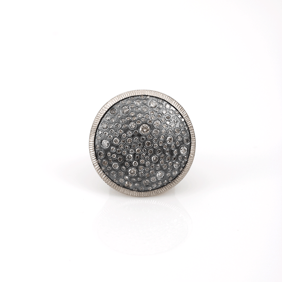 Diamond Pave Circle Ring | TODD REED – Marissa Collections