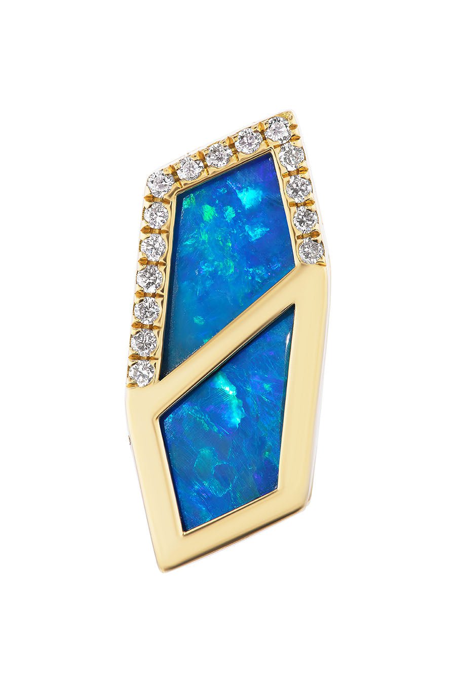 Turquoise Opal Diamond Connector | UNIFORM OBJECT – Marissa Collections
