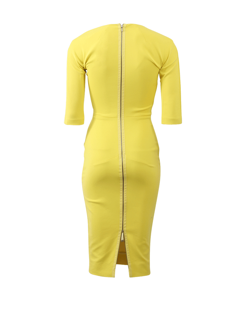 Exposed Back Zip Dress | VICTORIA BECKHAM – Marissa Collections