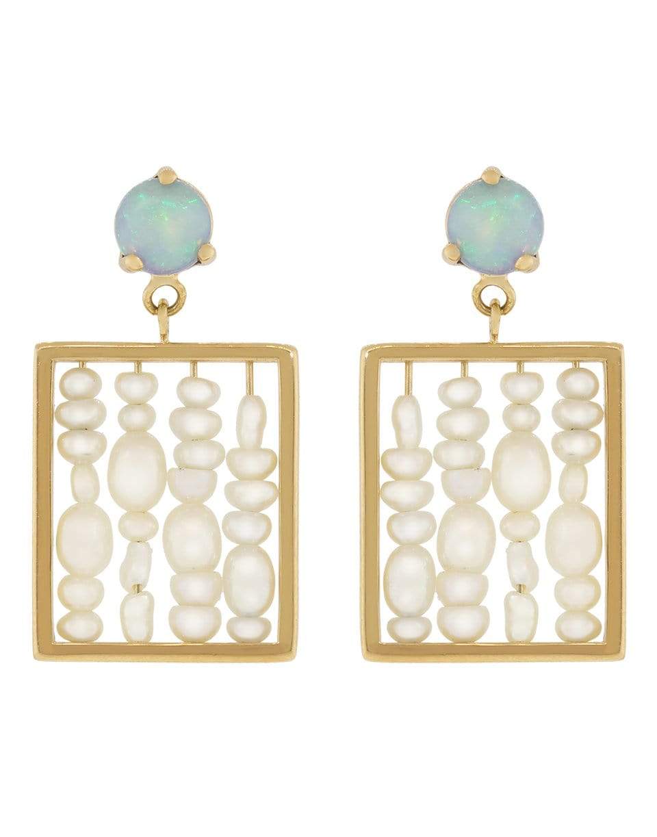 Small Seed Pearl Weaving Earrings | WWAKE – Marissa Collections