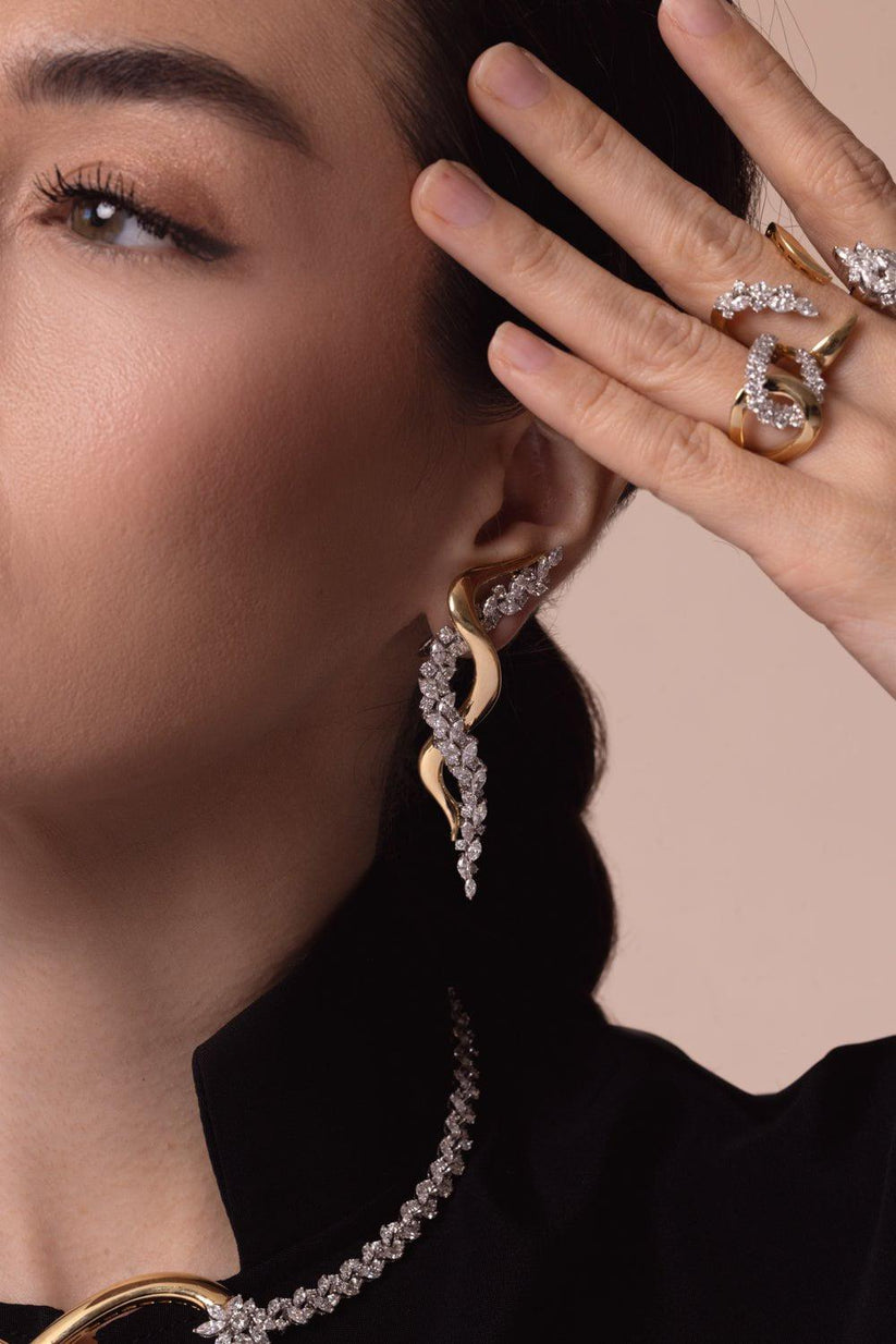 Golden Strada Infinity Stackable Ring | YEPREM JEWELLERY – Marissa Collections