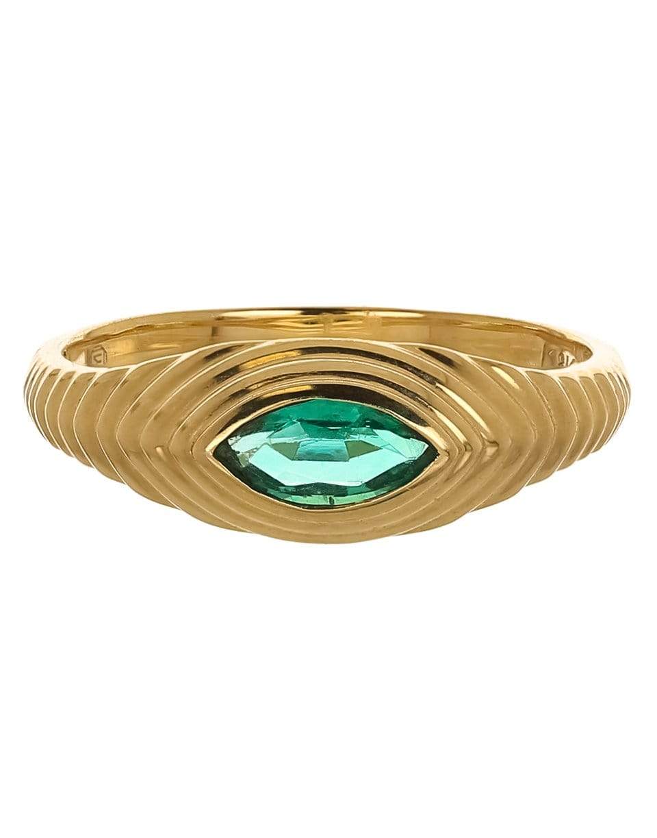 Emerald Pyramid Eye Ring | YI COLLECTION – Marissa Collections
