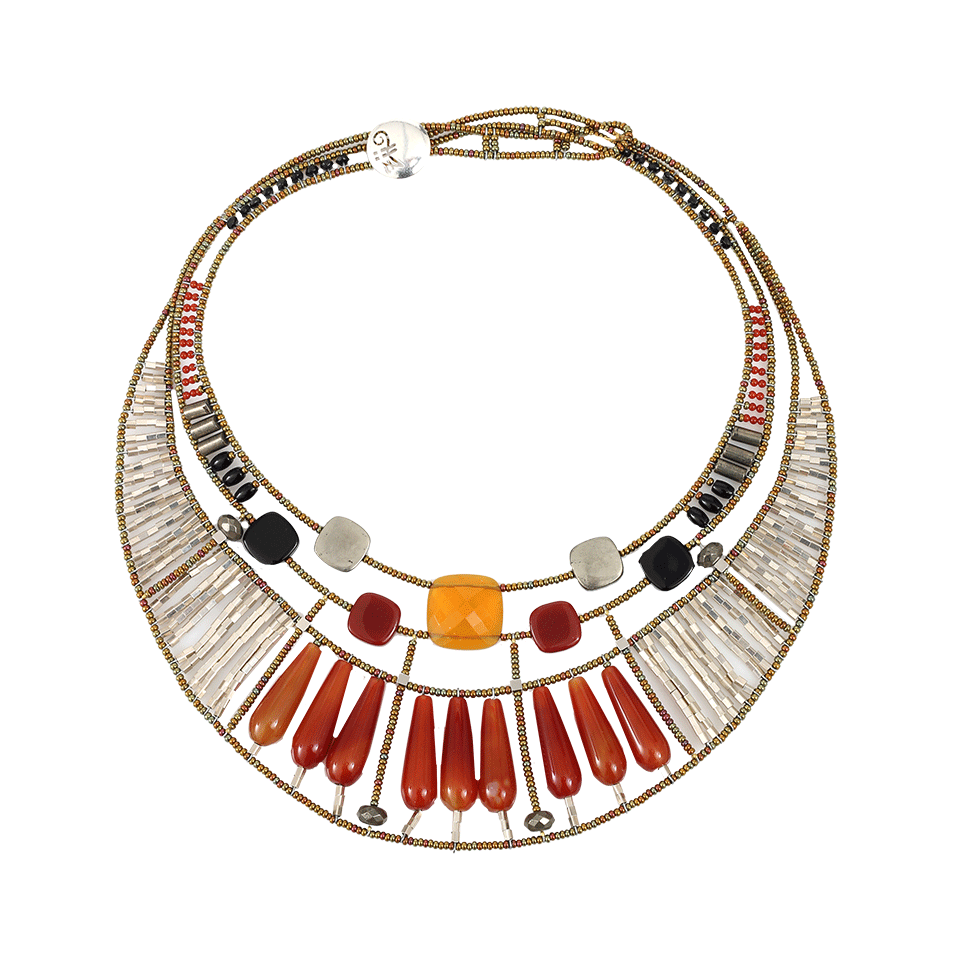 Incas Large Multi-Stone Necklace | ZIIO – Marissa Collections