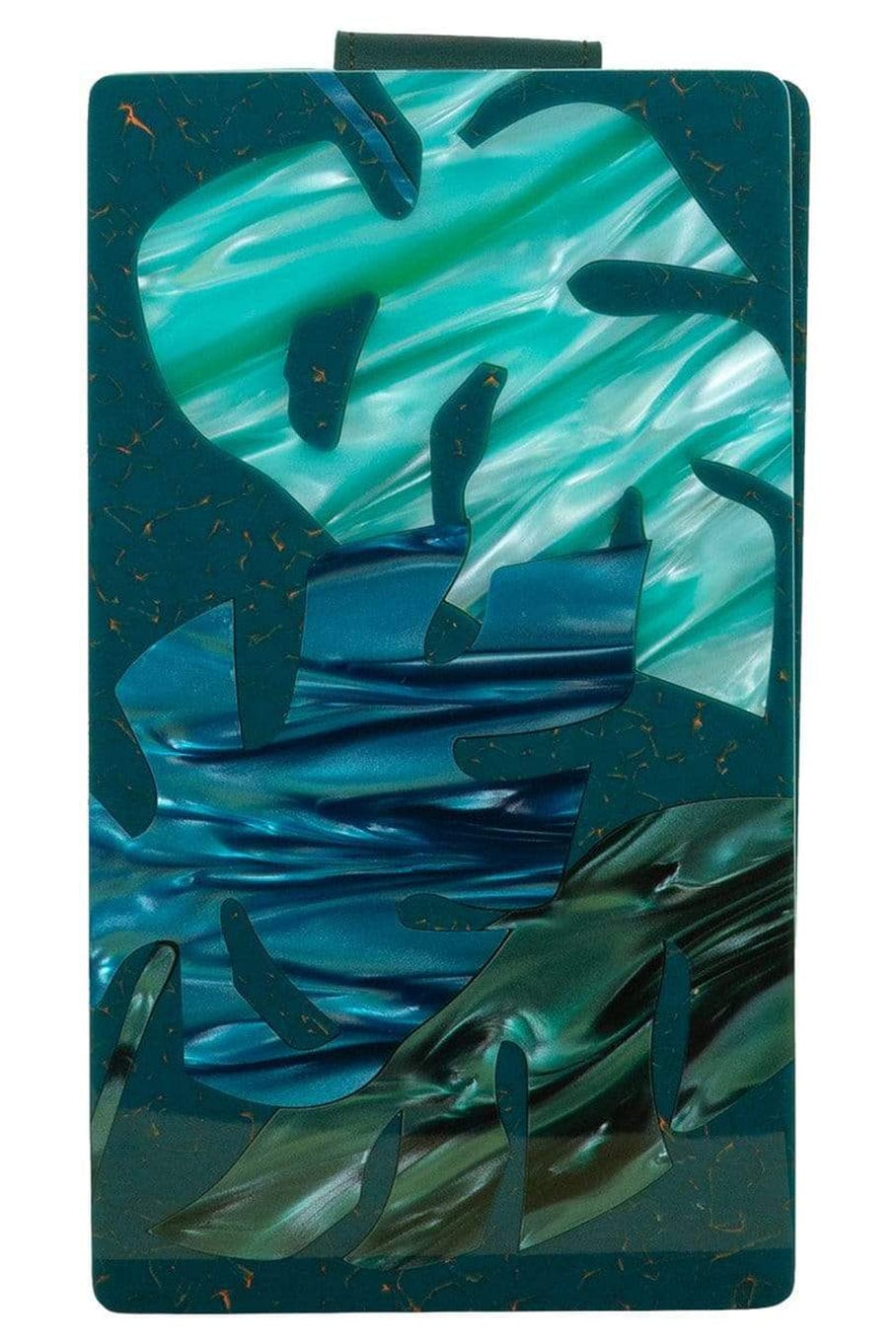Dark Green Minnie Acrylic Hardbody Bag – Marissa Collections